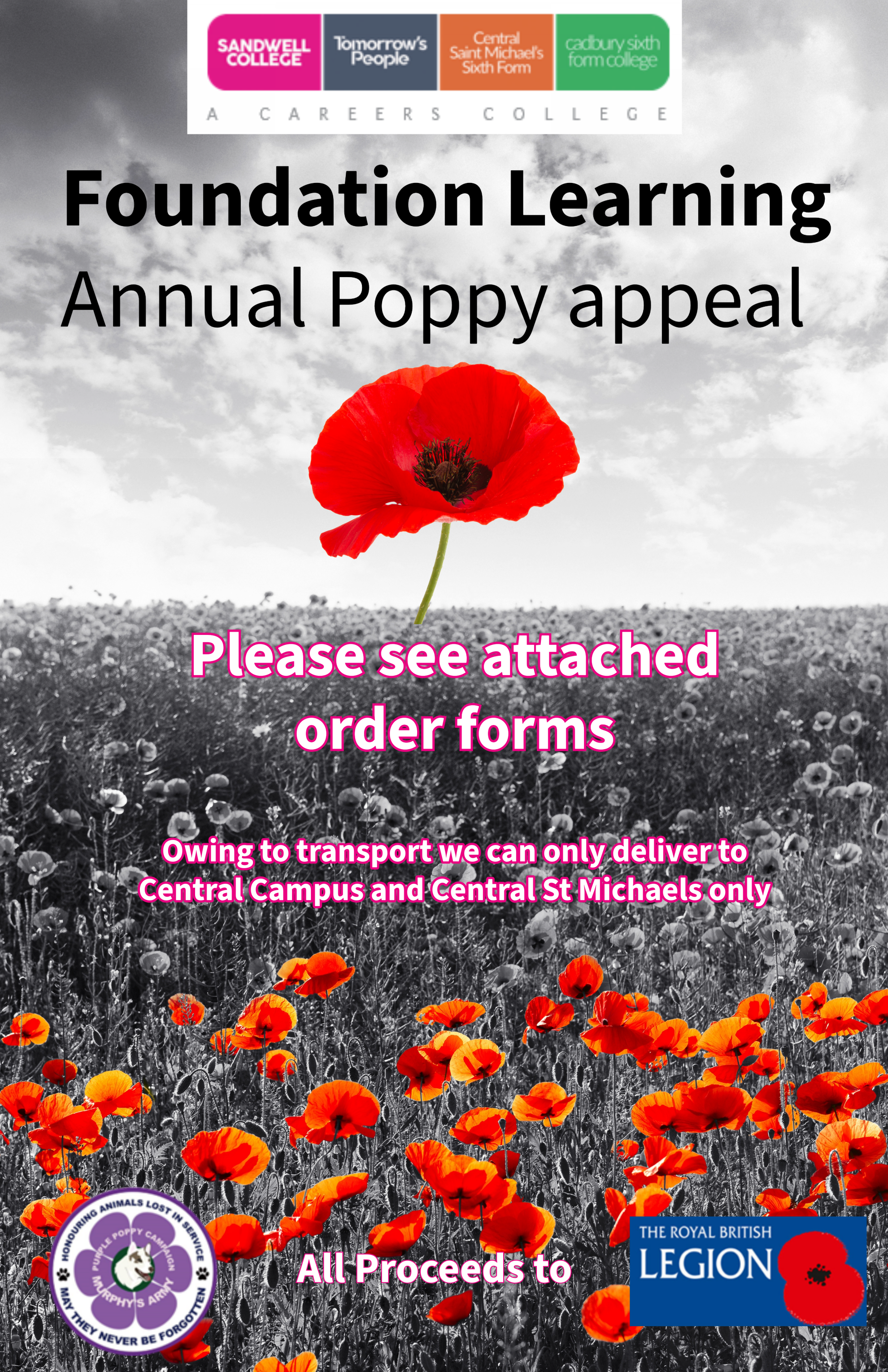 Click here to download the Purple Poppy order form